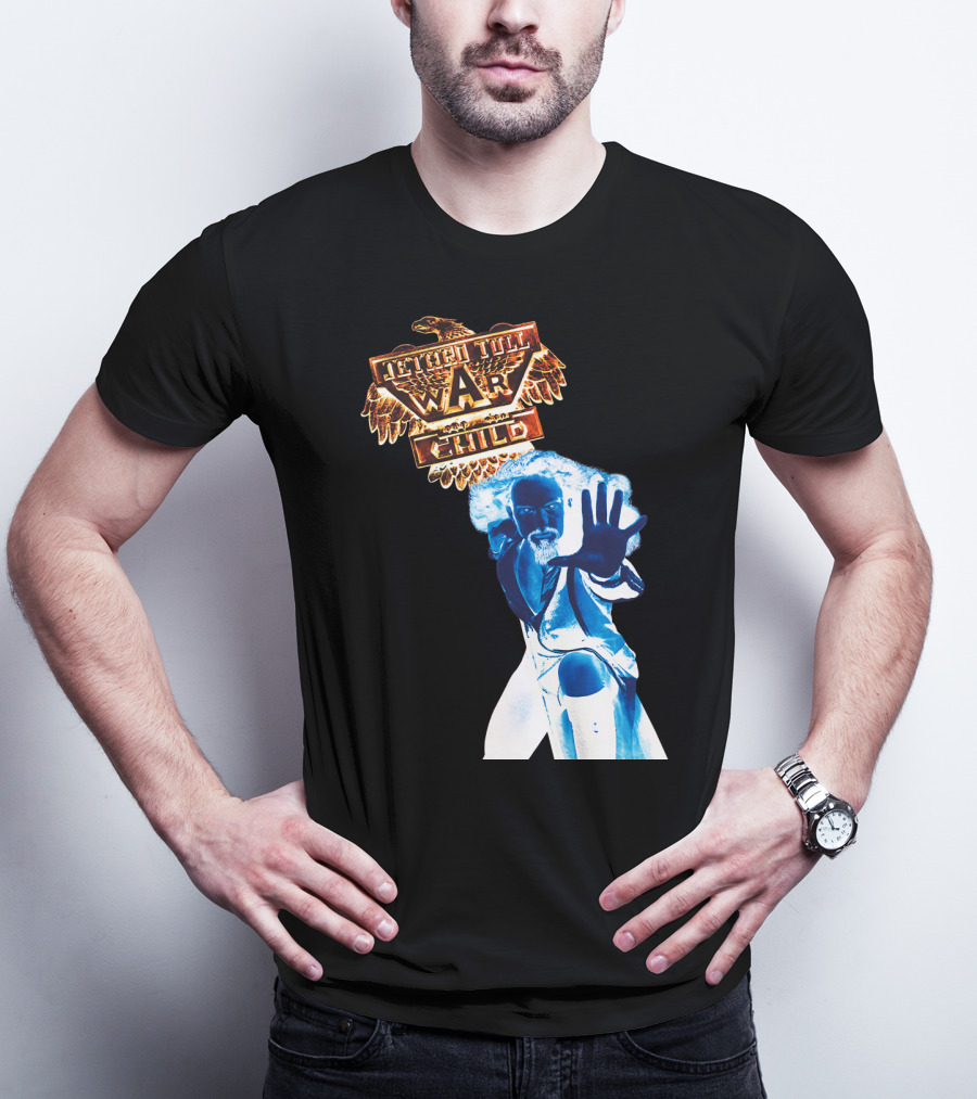 Jethro Tull War Child Blue Figure Eagle T-Shirt