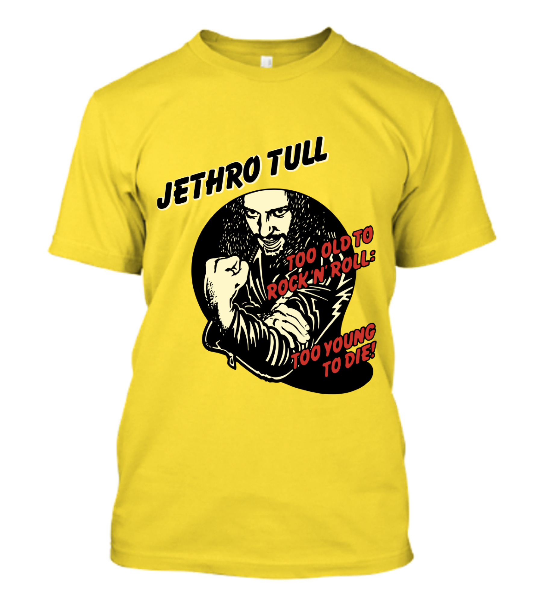 Jethro Tull Too Old To Rock 'N' Roll Too Young To Die T-Shirt