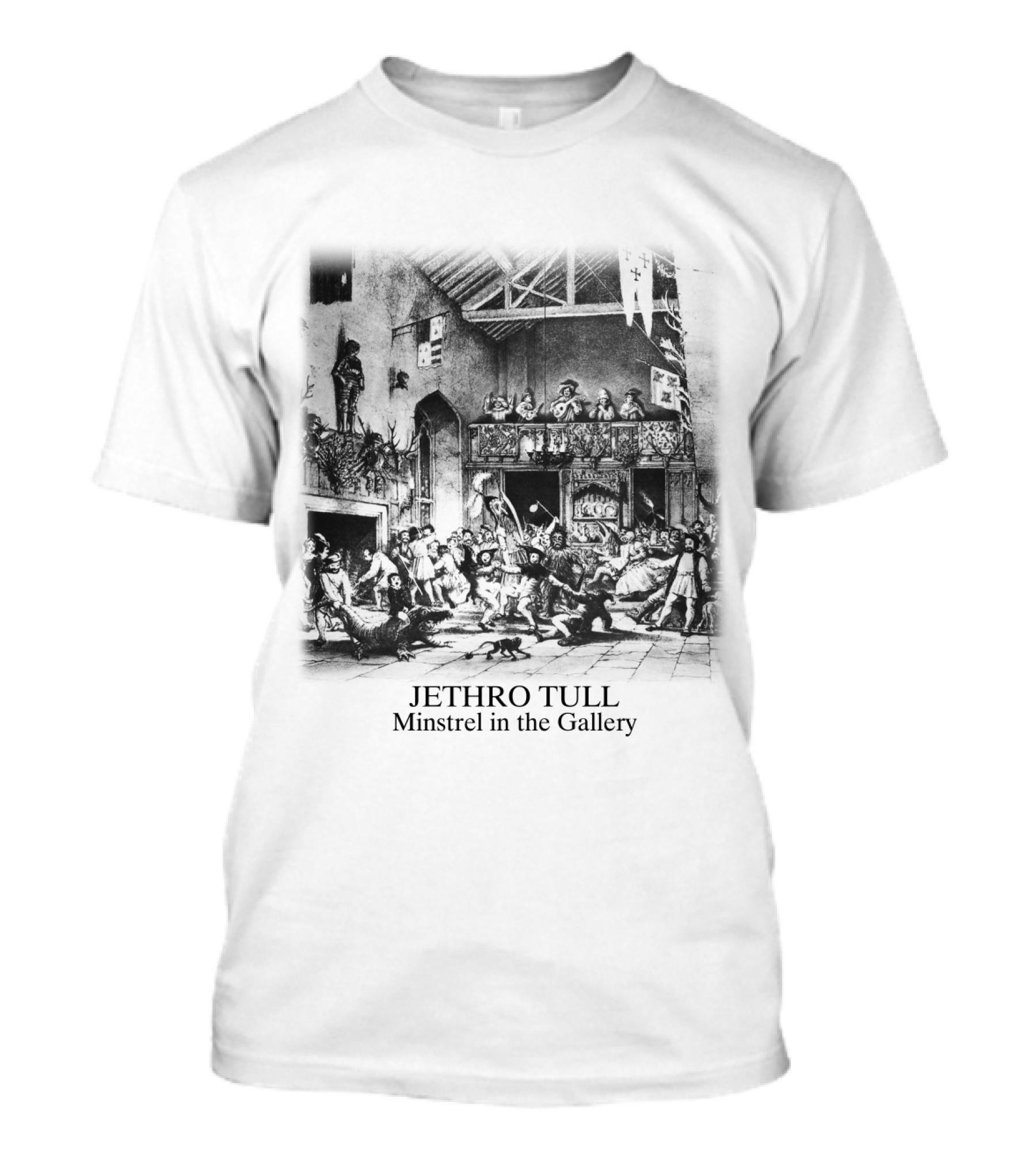 Jethro Tull Minstrel In The Gallery Medieval Scene Gathering T-Shirt