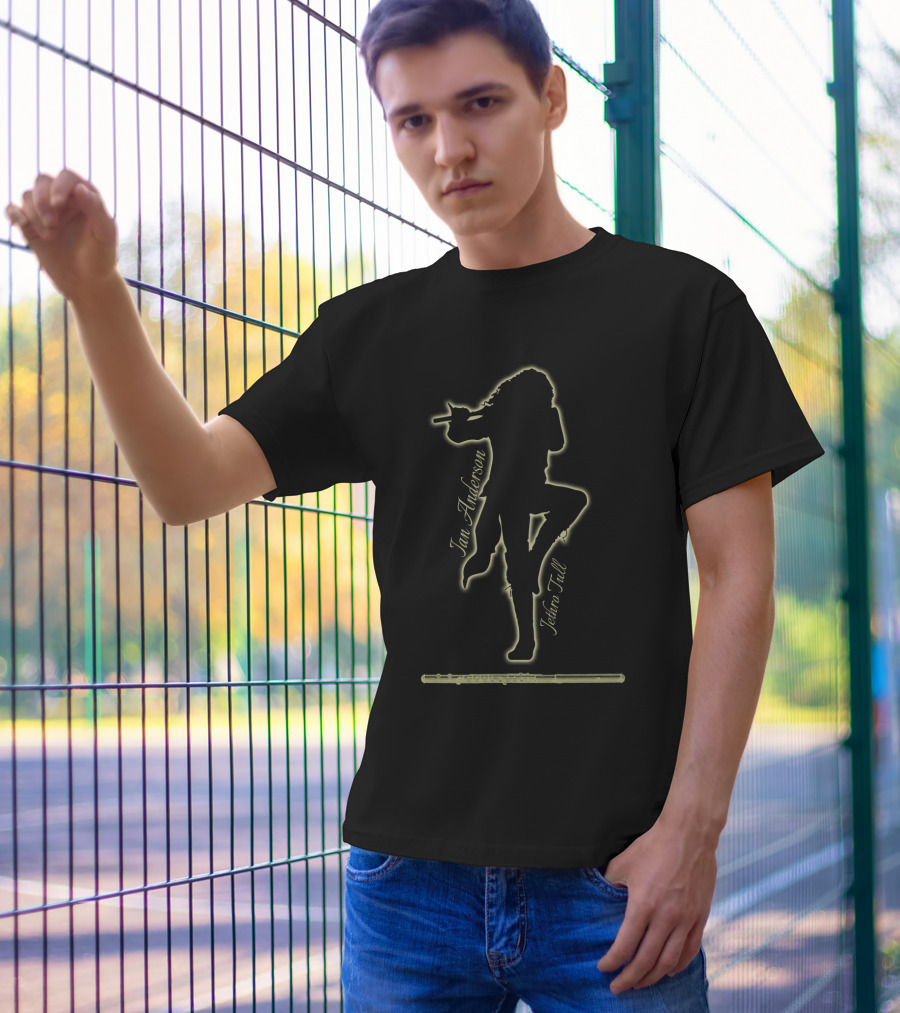Ian Anderson Jethro Tull Flute T-Shirt