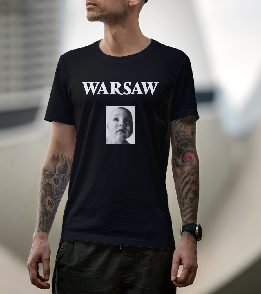 Warsaw Baby Image Retro Style T-Shirt