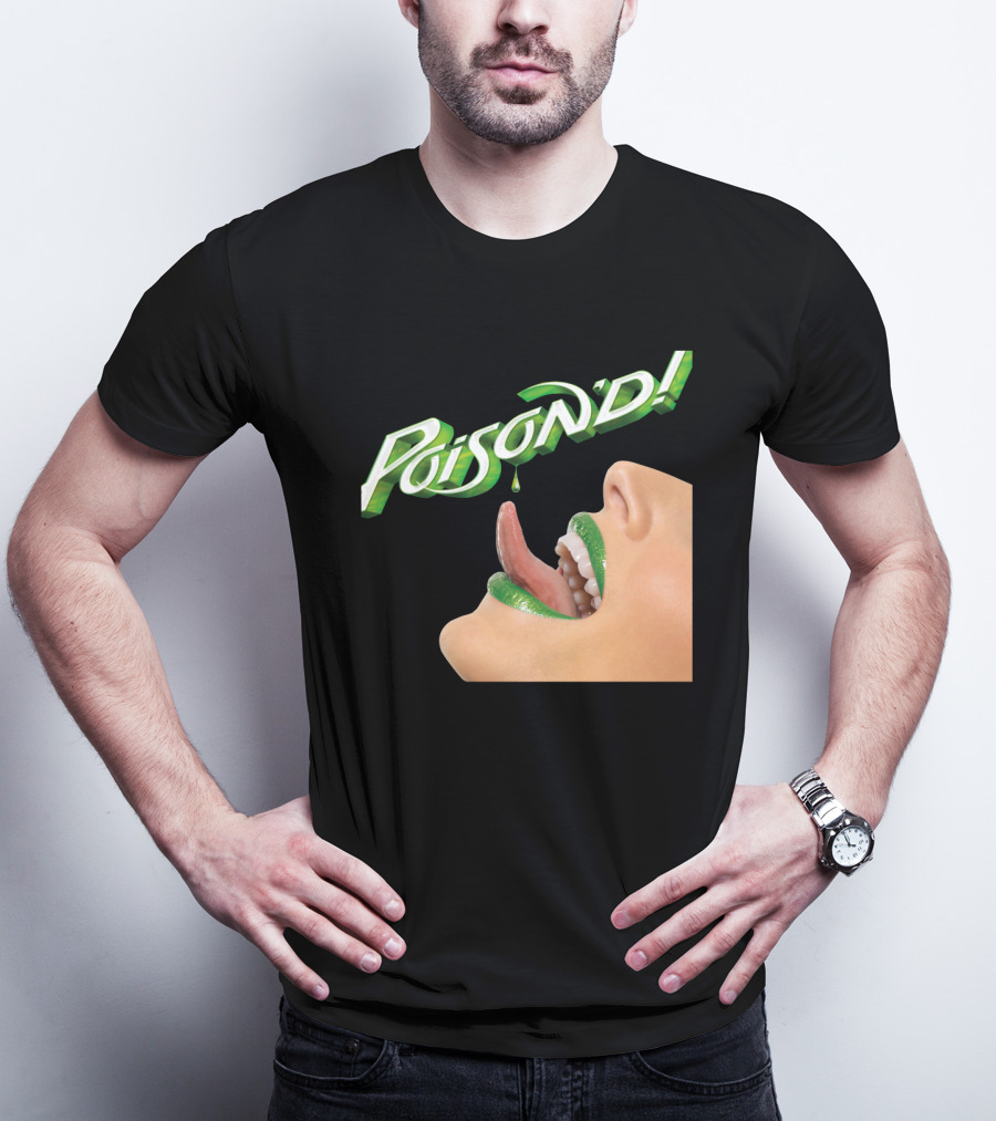 Poison'd Licking Green Lips T-Shirt