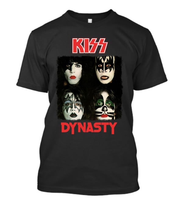 Kiss Dynasty Album Cover Art Face Paint Portraits T-Shirt