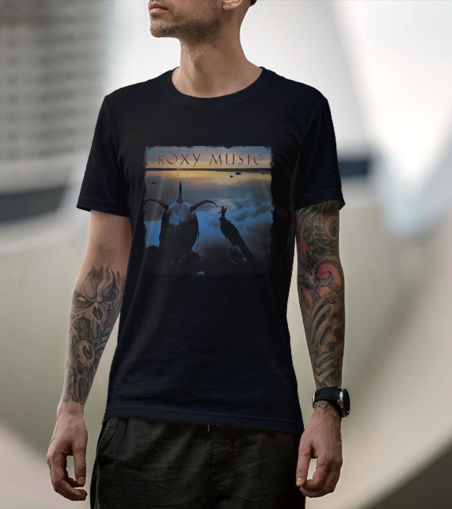 Roxy Music Album Cover With Mystical Landscape Scene T-Shirt