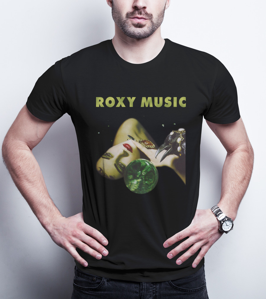 Roxy Music Vintage Album Cover Art T-Shirt