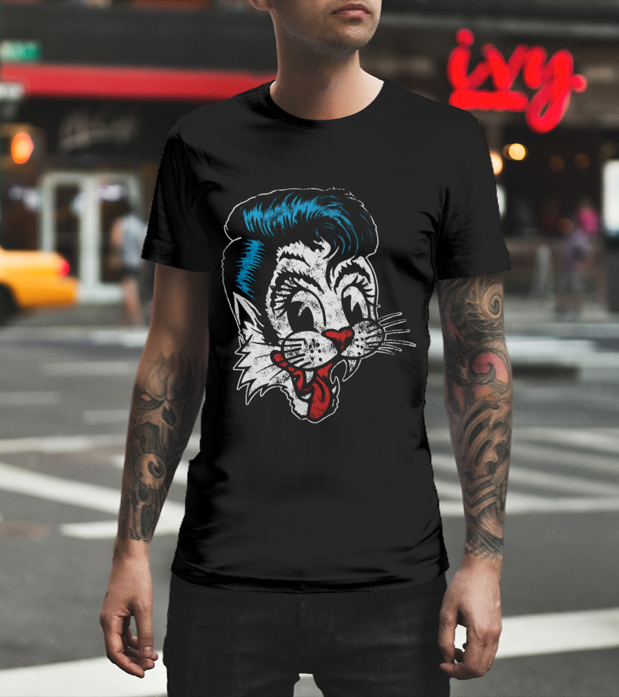 Rockabilly Cat T-Shirt