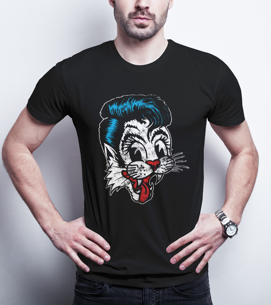 Rockabilly Cat T-Shirt
