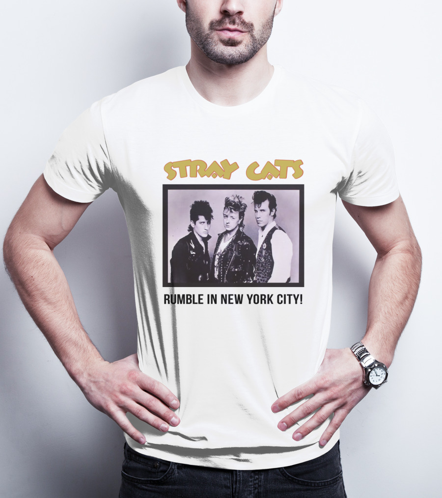 Stray Cats Rumble In New York City T-Shirt