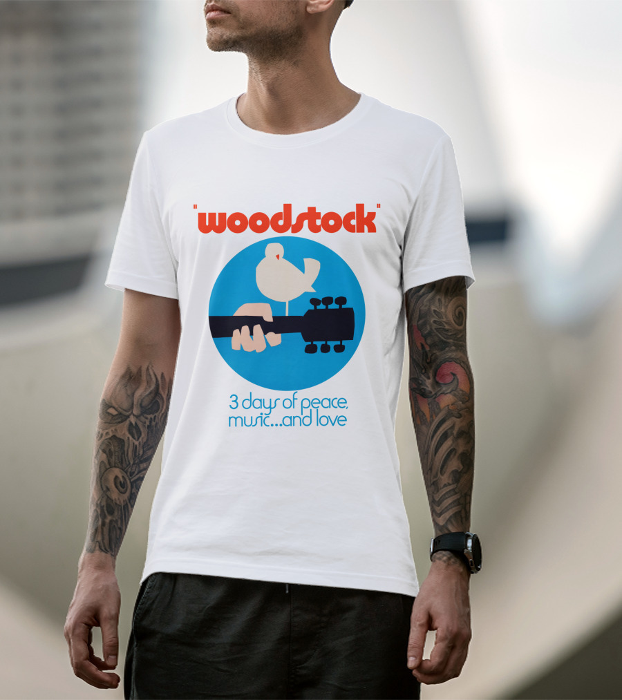 Woodstock 3 Days Of Peace Music And Love T-Shirt