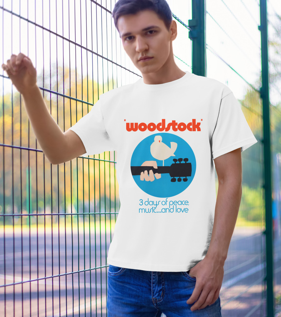 Woodstock 3 Days Of Peace Music And Love T-Shirt
