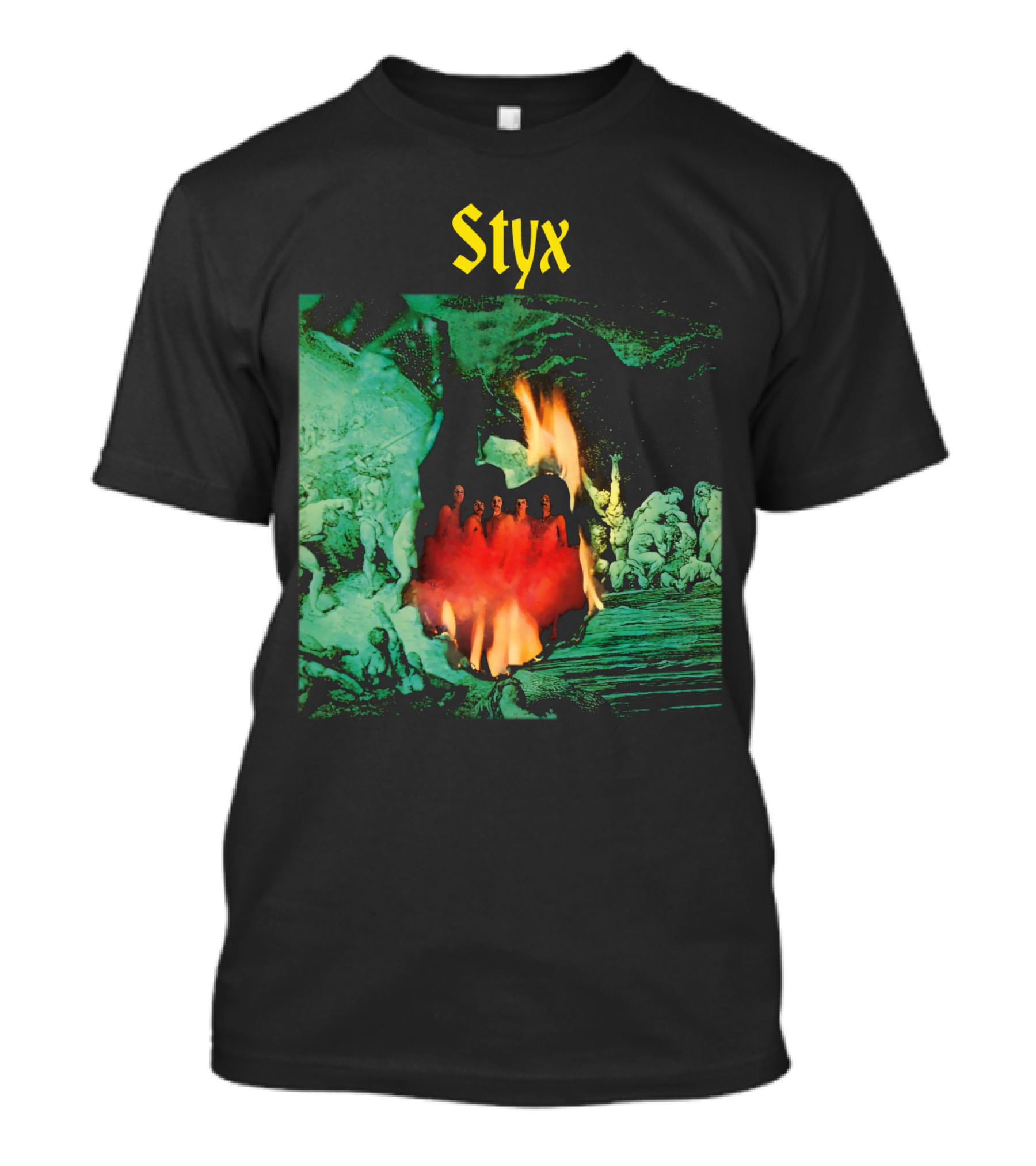 Styx Band Album Cover Artwork Flame T-Shirt