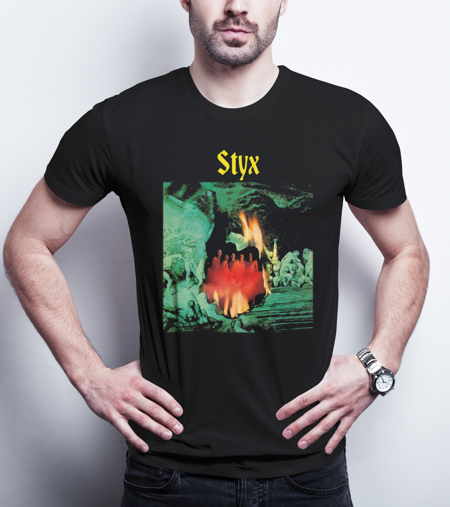 Styx Band Album Cover Artwork Flame T-Shirt