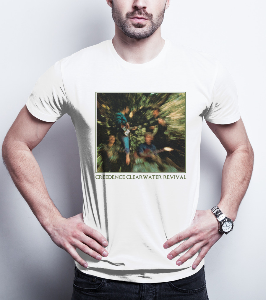 Creedence Clearwater Revival Blurred Band Photo T-Shirt