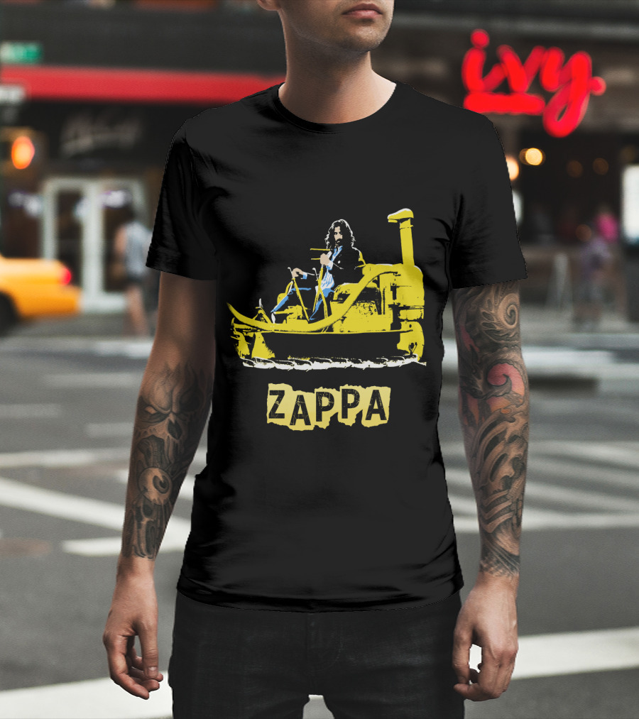 Zappa Bulldozer Yellow T-Shirt