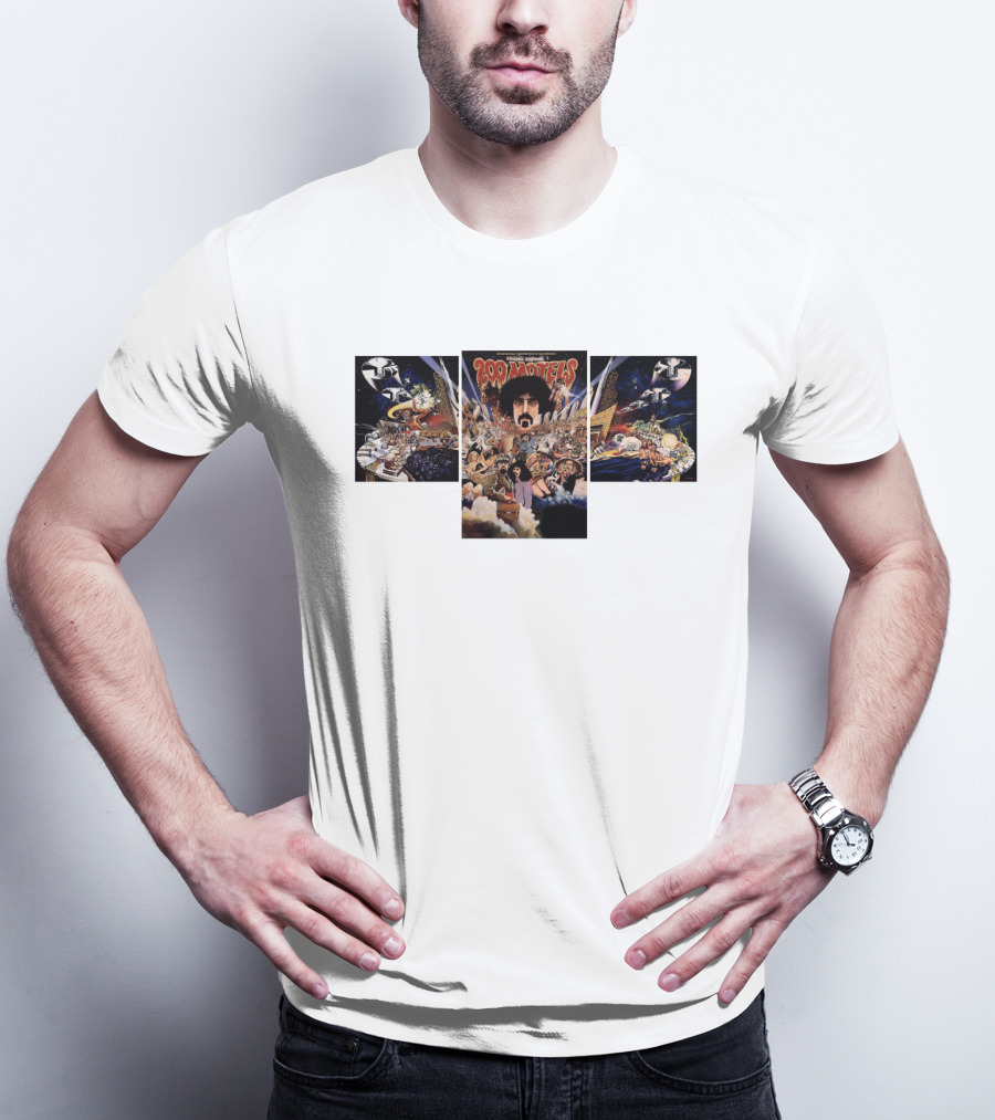 Motels Frank Zappa Album Cover Collage Retro Art T-Shirt