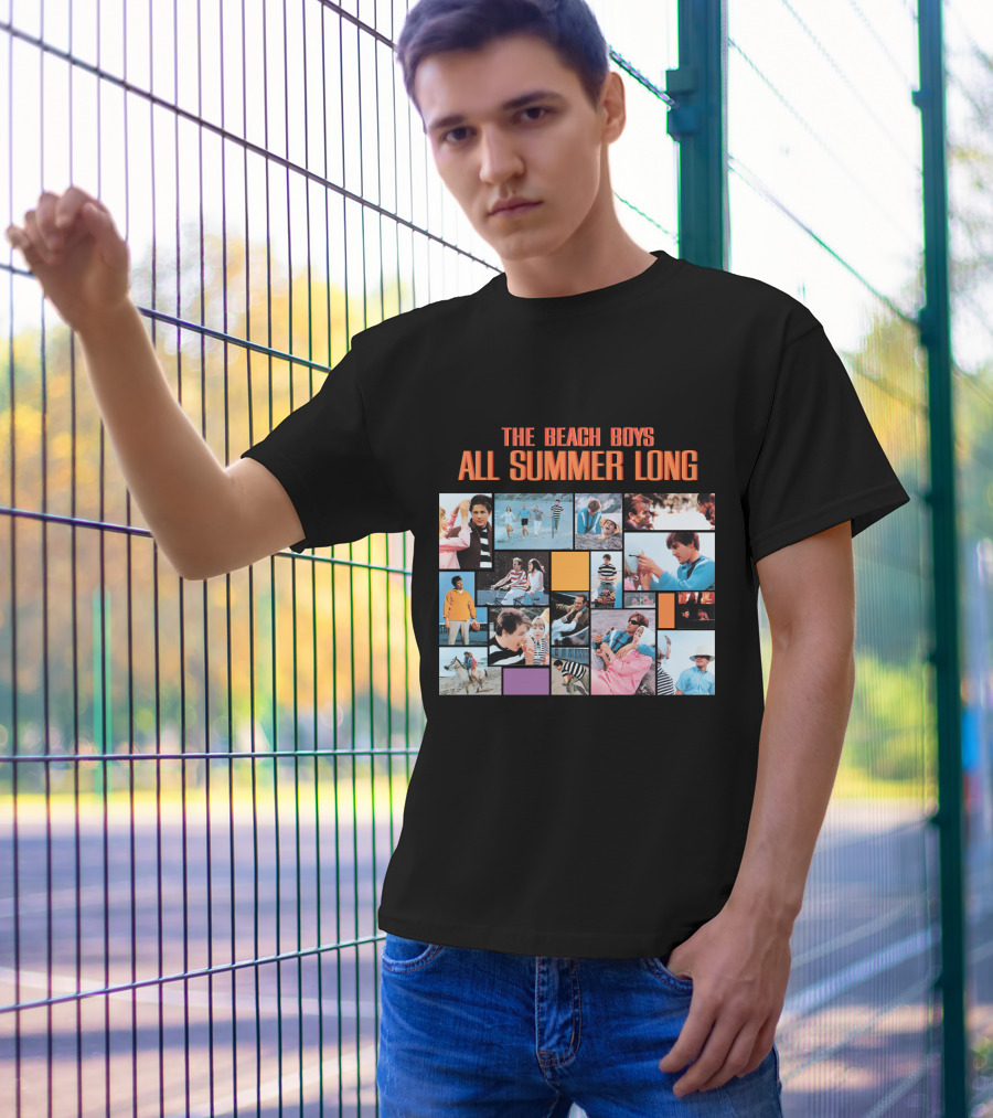 The Beach Boys All Summer Long Collage Vibrant Nostalgic T-Shirt