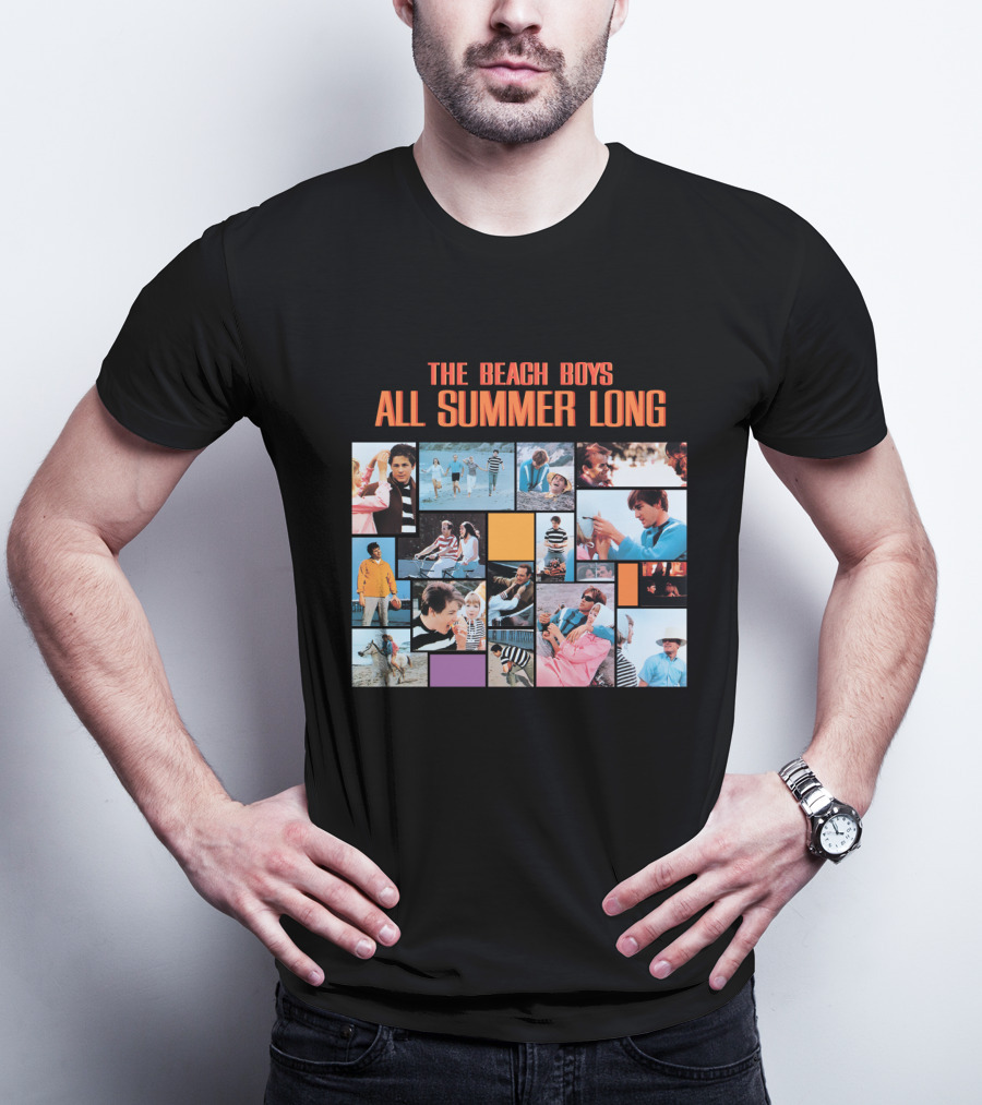 The Beach Boys All Summer Long Collage Vibrant Nostalgic T-Shirt