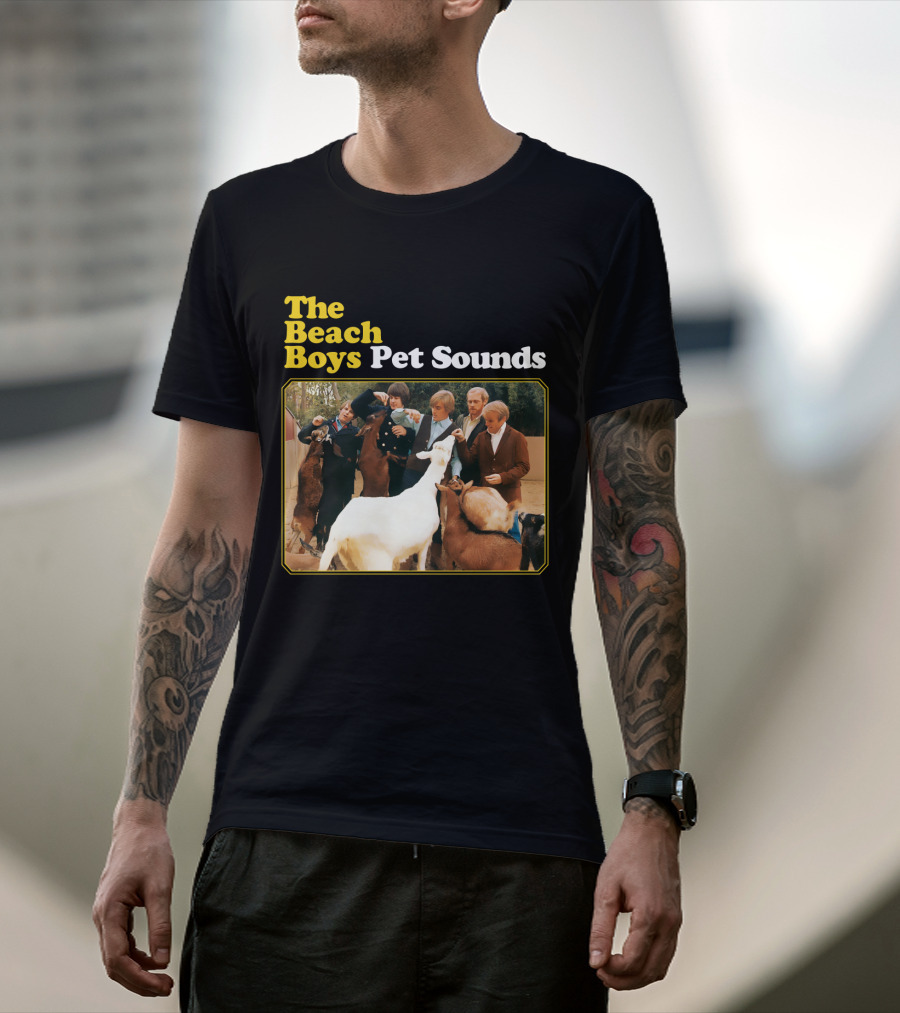 The Beach Boys Pet Sounds Album Cover Goat Farm Scene T-Shirt