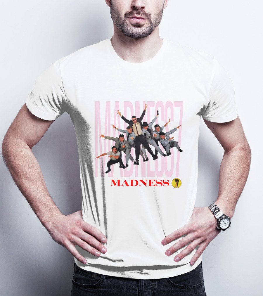 Madness 7 Band Group Pose T-Shirt