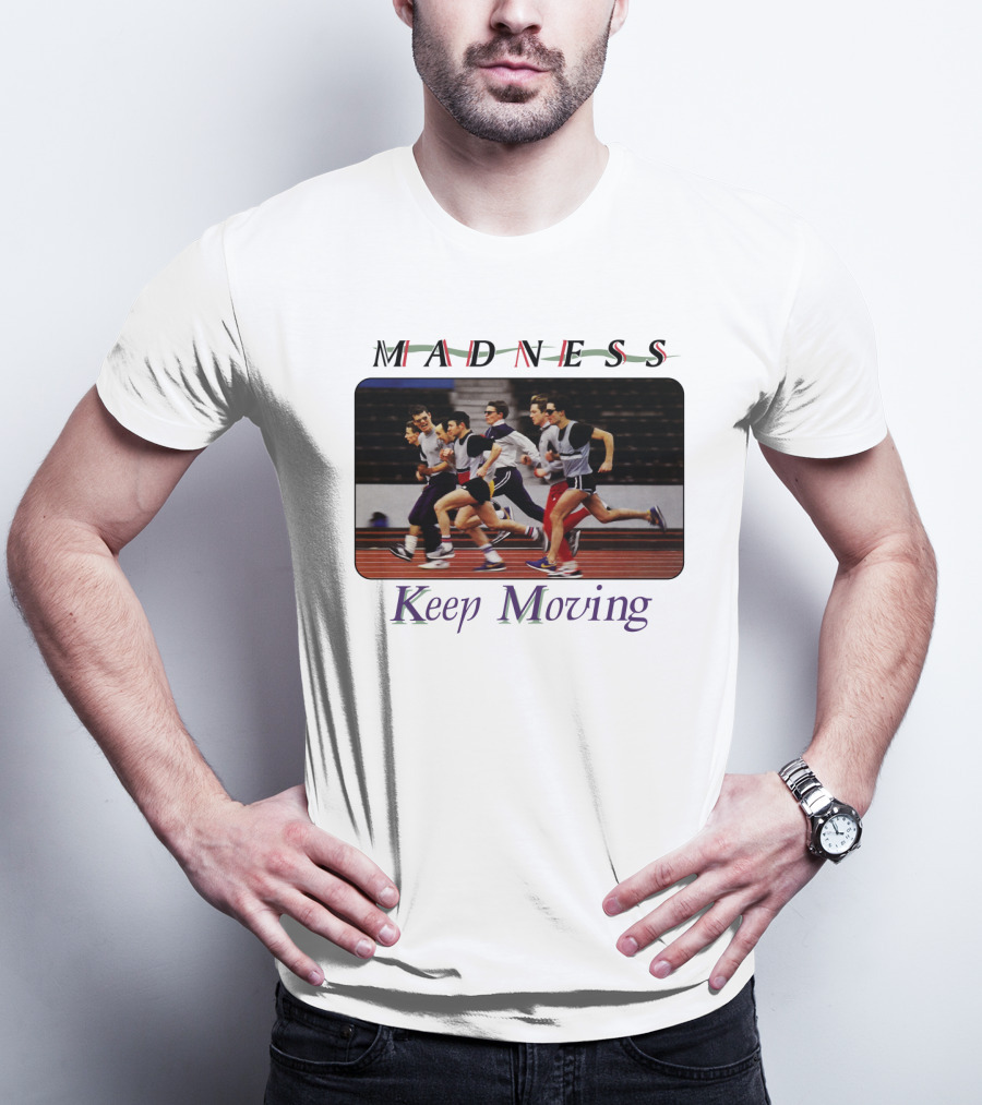 Madness Keep Moving Running Team 1983 Album Cover T-Shirt