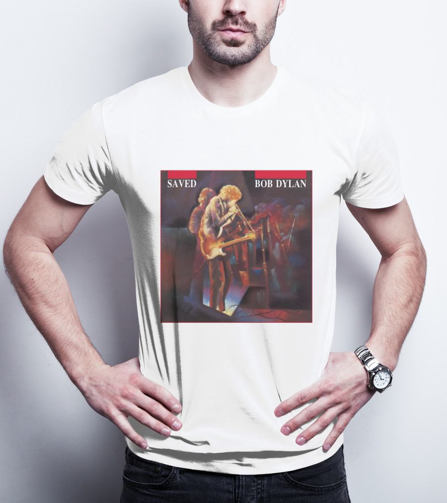 Bob Dylan Saved Live Performance Artwork T-Shirt