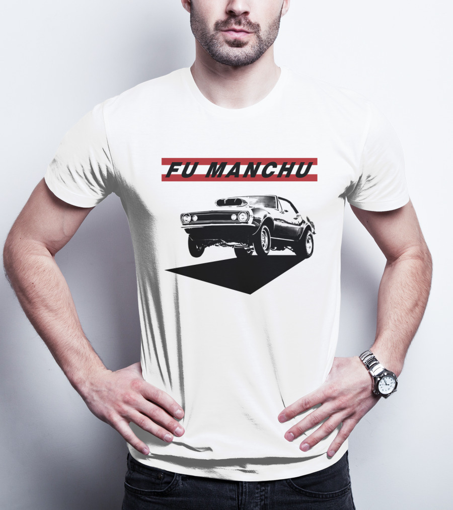 Fu Manchu Muscle Car Racing Classic T-Shirt