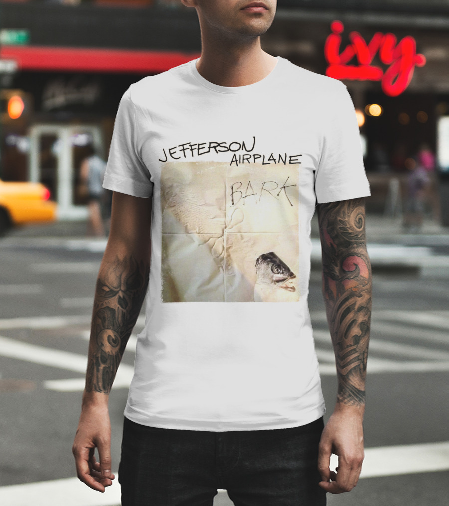 Jefferson Airplane Bark Fish Cover T-Shirt
