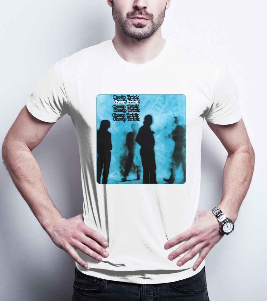 Cheap Trick Silhouettes Blue T-Shirt