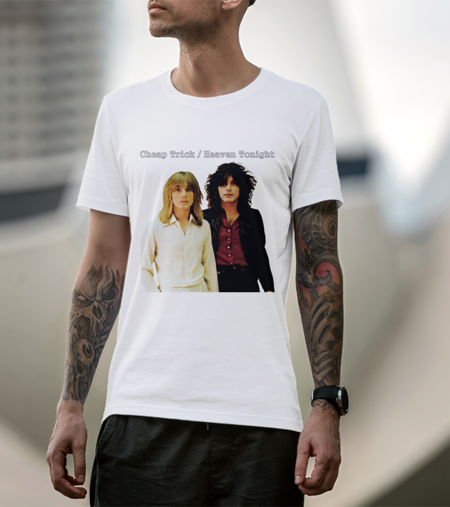 Cheap Trick Heaven Tonight Album Cover 1978 T-Shirt