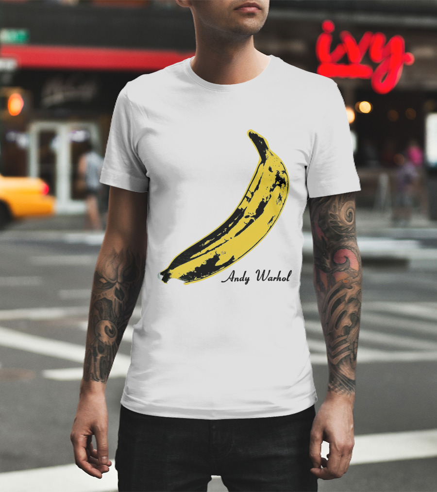 Andy Warhol Banana Art Tvu T-Shirt