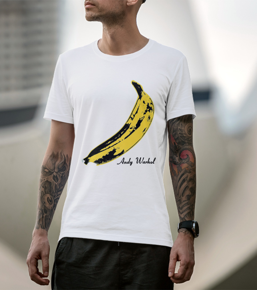 Andy Warhol Banana Art Tvu T-Shirt