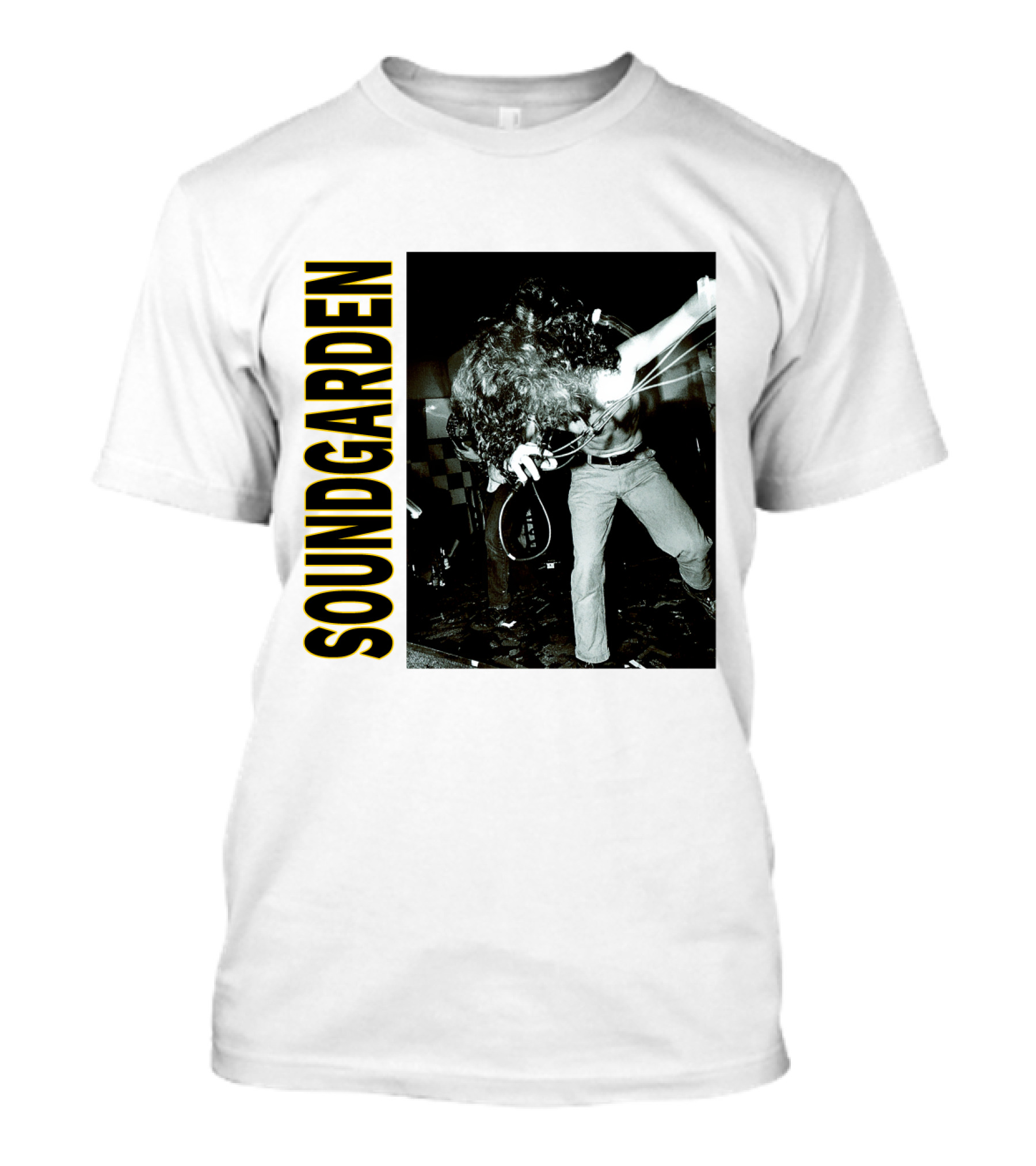 Soundgarden Live Performance Photo Vintage Style T-Shirt