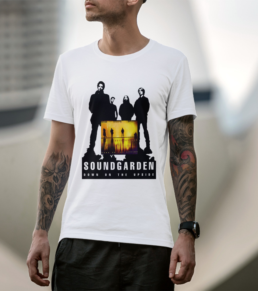 Soundgarden Down On The Upside Album Silhouette Artwork T-Shirt