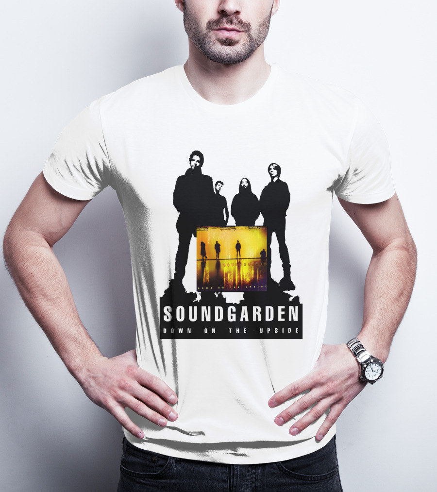 Soundgarden Down On The Upside Album Silhouette Artwork T-Shirt
