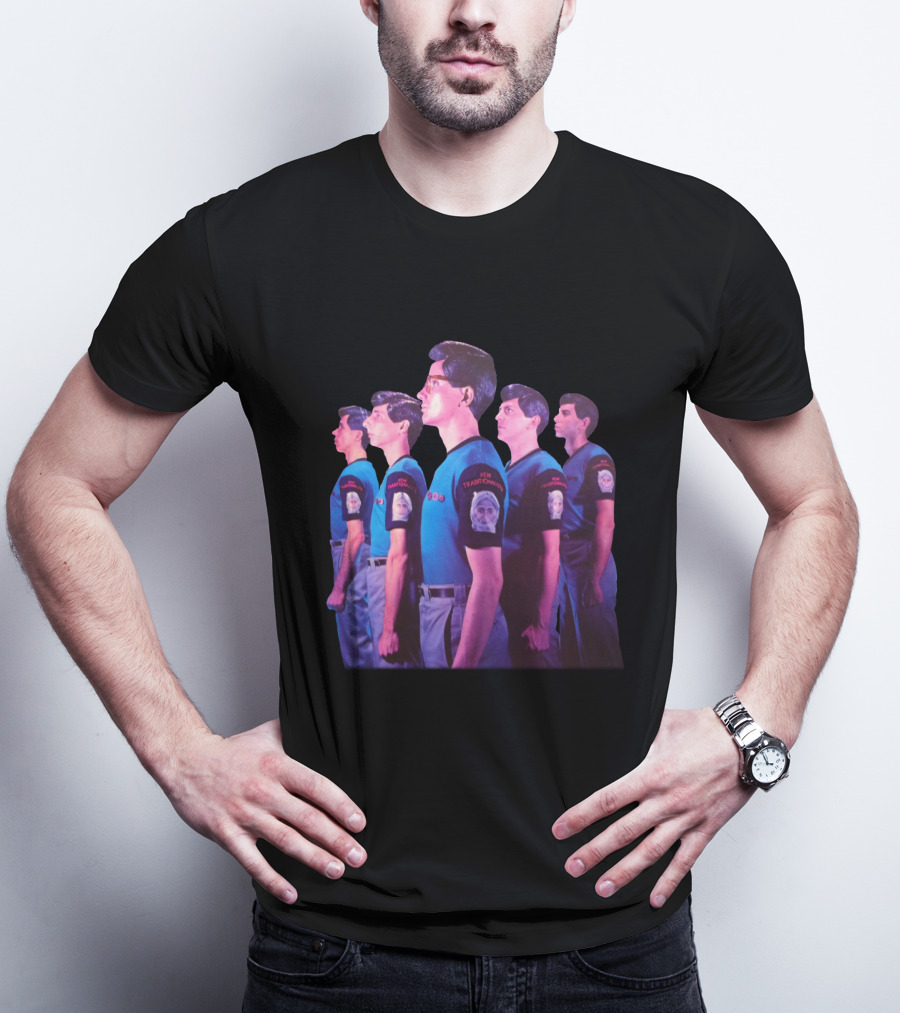 Kraftwerk The Man Machine Inspired  New Traditions Retro Style T-Shirt