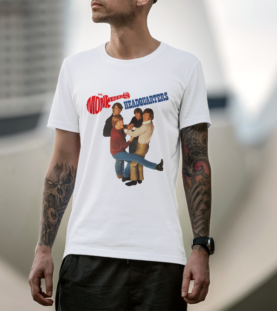 The Monkees Headquarters Album Cover Group Photo T-Shirt