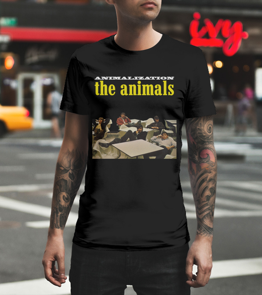The Animals Animalization Album Cover Lounge Scene T-Shirt