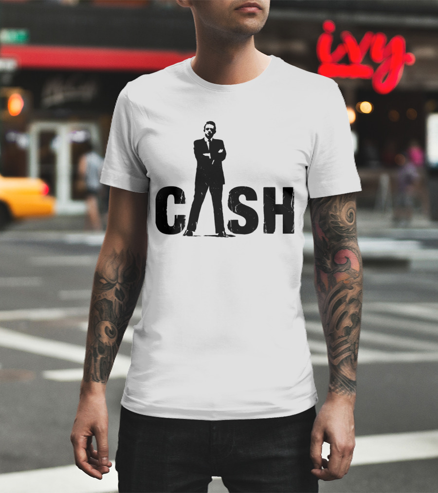 Cash Silhouette Icon Standing Tall T-Shirt