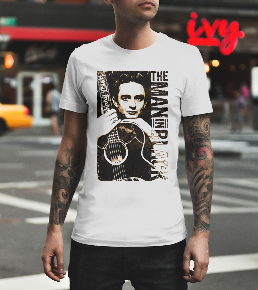 Johnny Cash The Man In Black T-Shirt