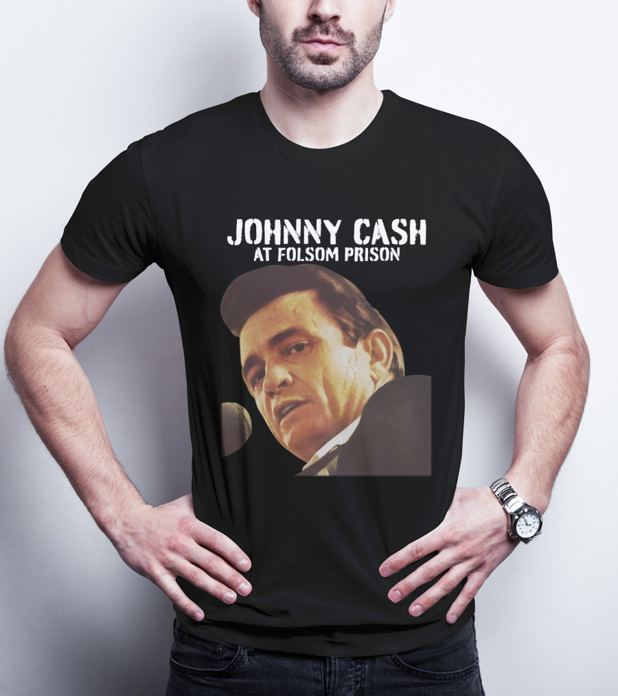 Johnny Cash At Folsom Prison T-Shirt