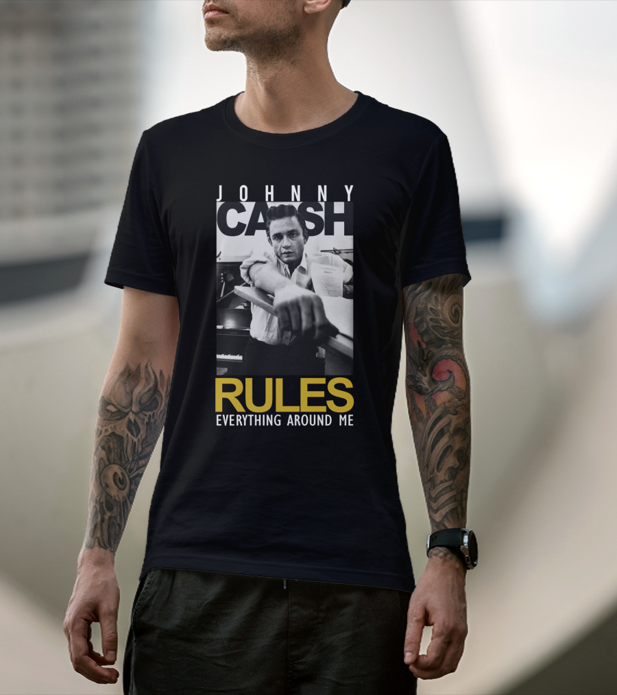 Johnny Cash Rules Everything Around Me T-Shirt