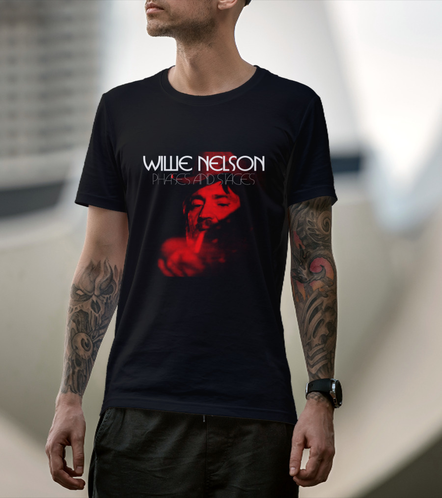 Willie Nelson Phases And Stages T-Shirt
