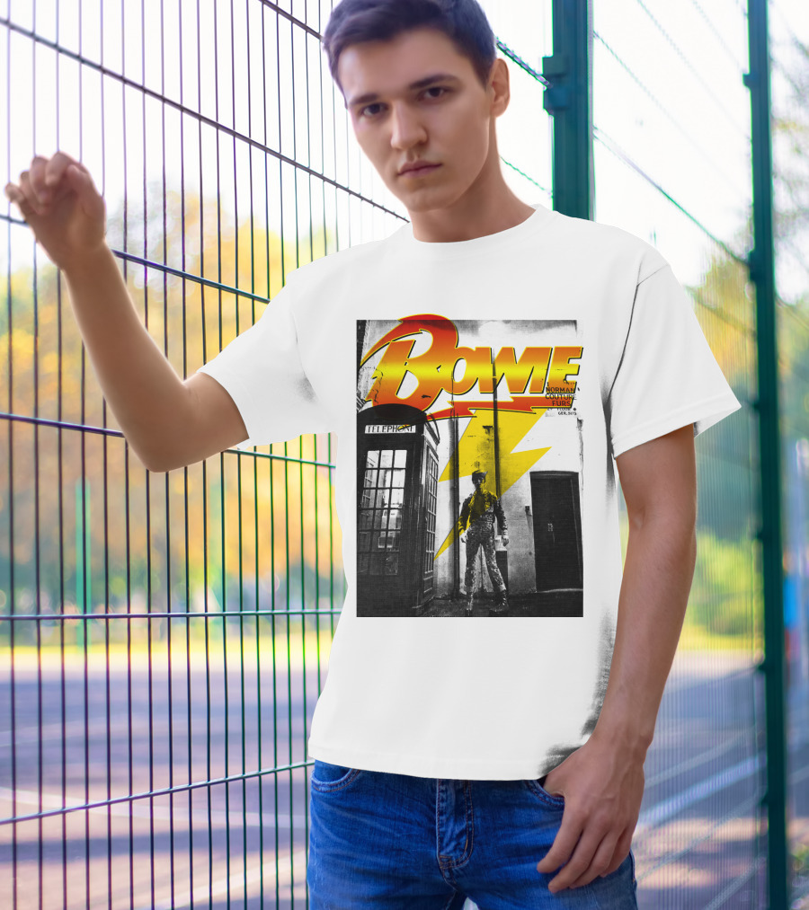 Bowie Norman Couture Furs Telephone Box Lightning Bolt T-Shirt