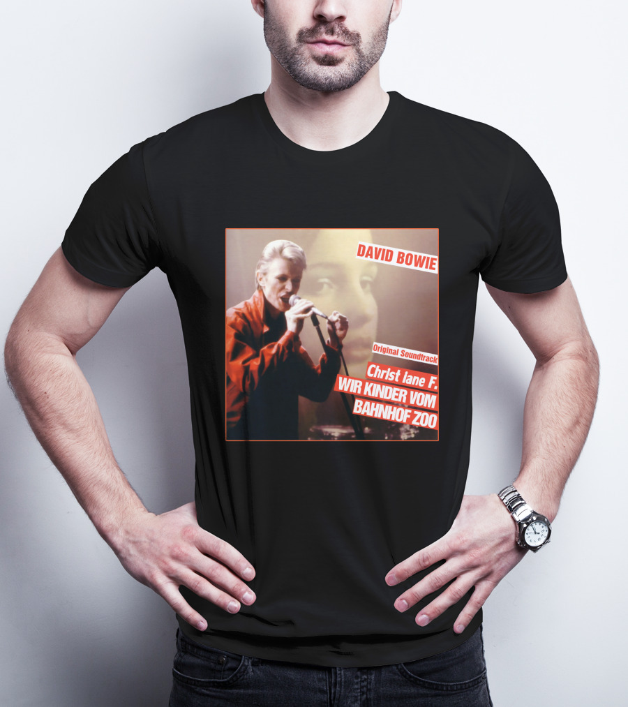 David Bowie Christiane F. Wir Kinder Vom Bahnhof Zoo Original Soundtrack T-Shirt