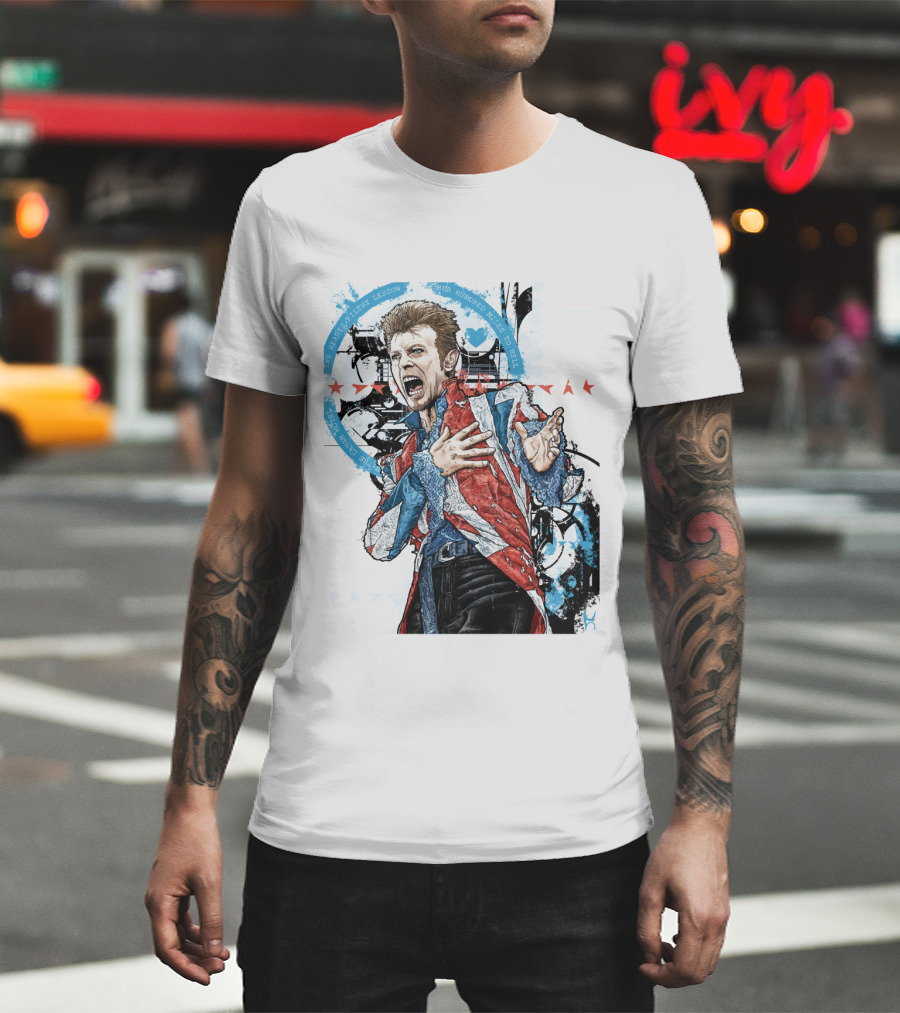 Db Blue Red Union Jacket Stars Iconic Expression T-Shirt