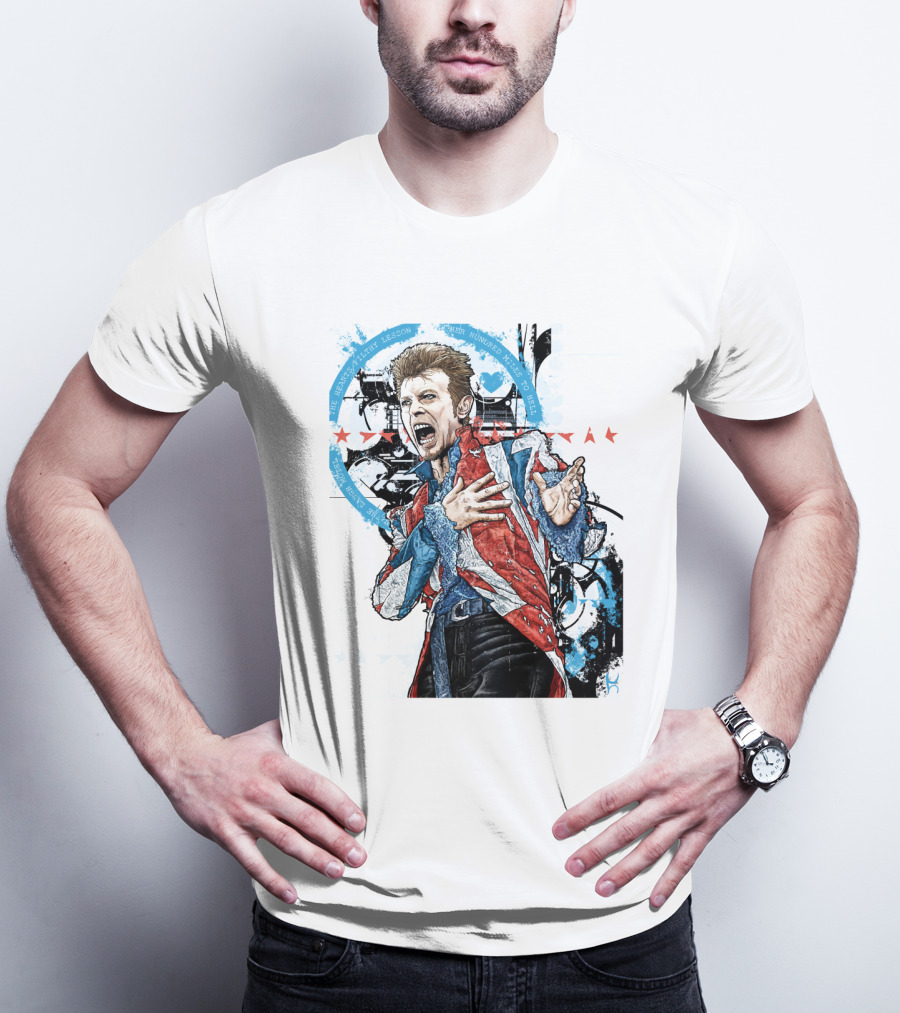 Db Blue Red Union Jacket Stars Iconic Expression T-Shirt