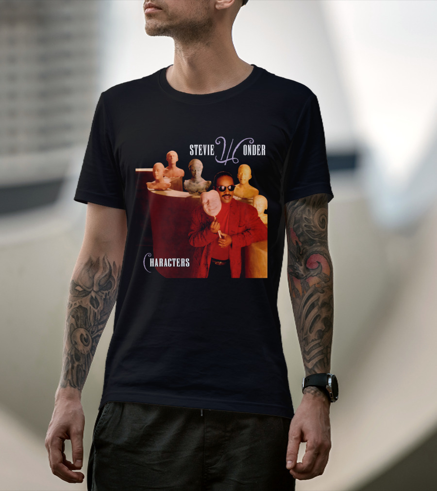 Stevie Wonder Characters T-Shirt
