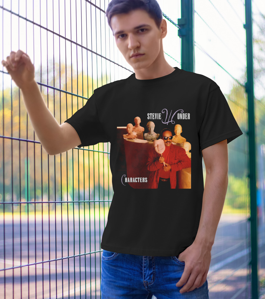 Stevie Wonder Characters T-Shirt