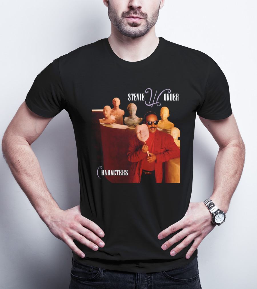 Stevie Wonder Characters T-Shirt