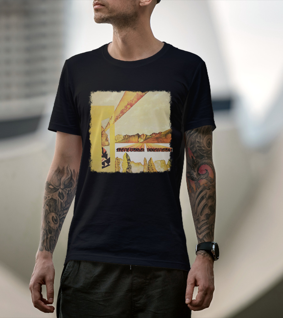 Stevie Wonder Innervisions Album Art Cover T-Shirt